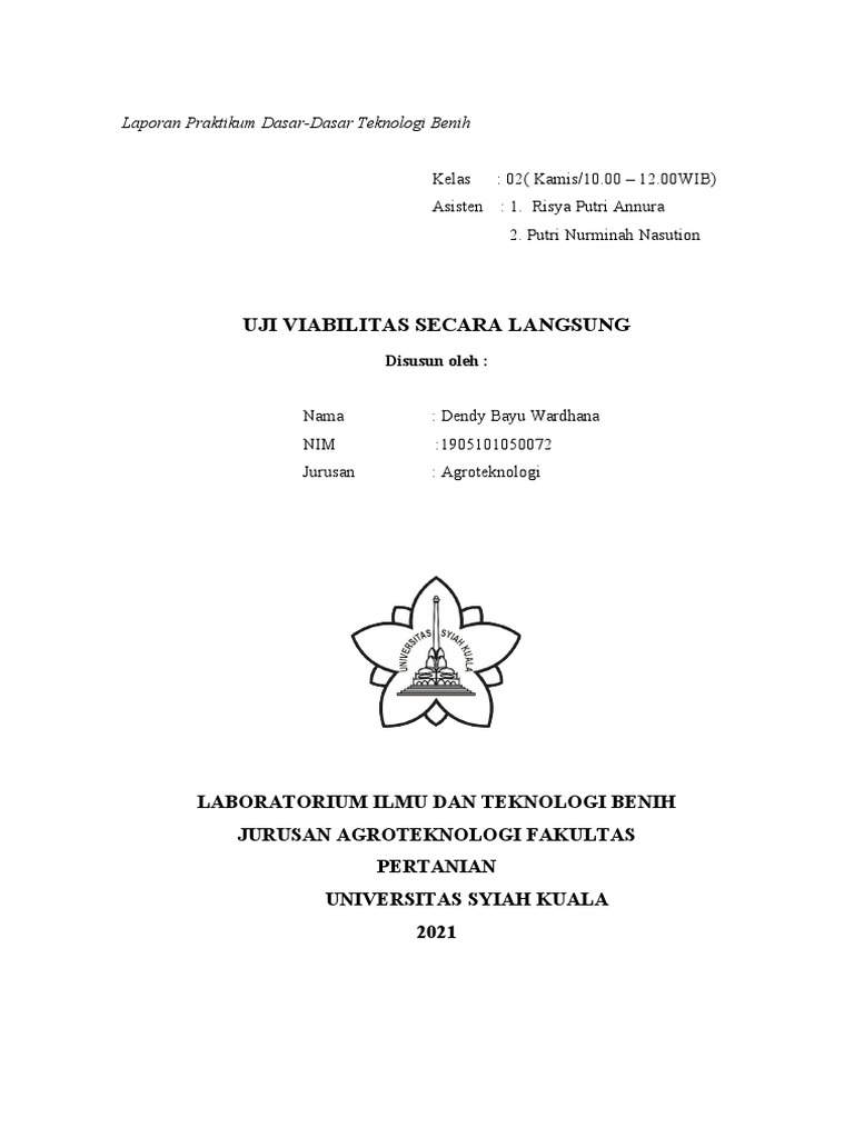 Uji Viabilitas Benih: Metode dan Hasil | PDF | Sains & Matematika