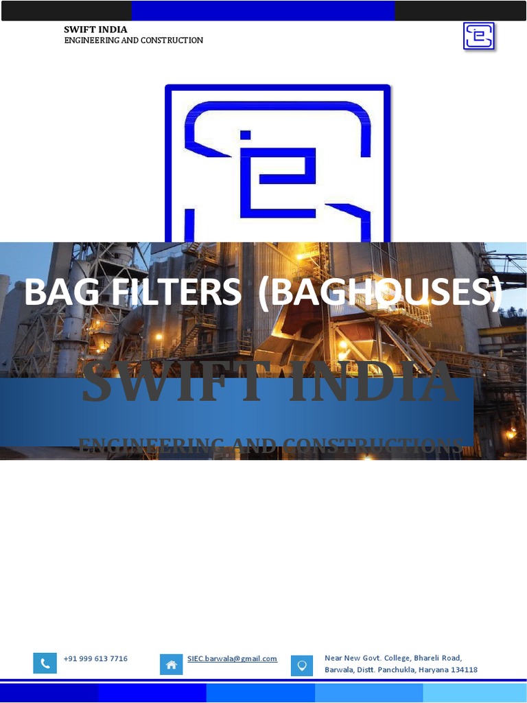 SIEC-COMPANY PROFILE - Bag Filter | PDF | Boiler | Gases