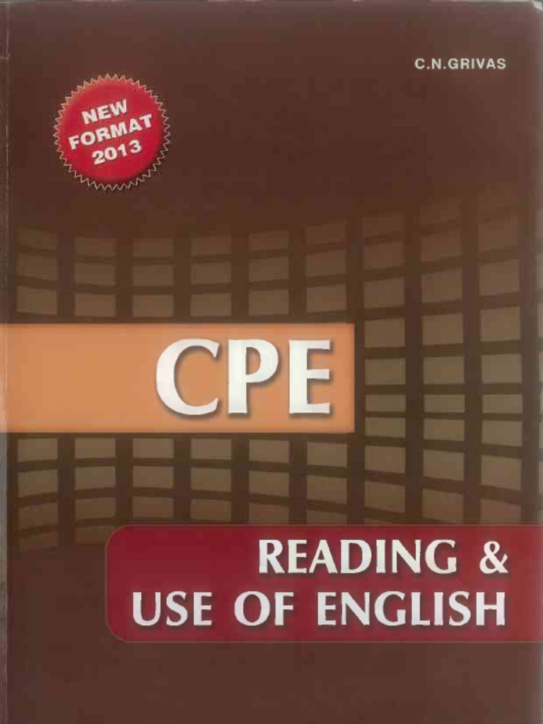 Grivas Cpe Reading Use of English Students Book | PDF
