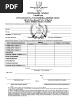 Diploma de Sexto Grado Primaria