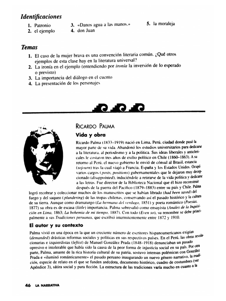 La Camisa de Margarita Ricardo Palma | PDF