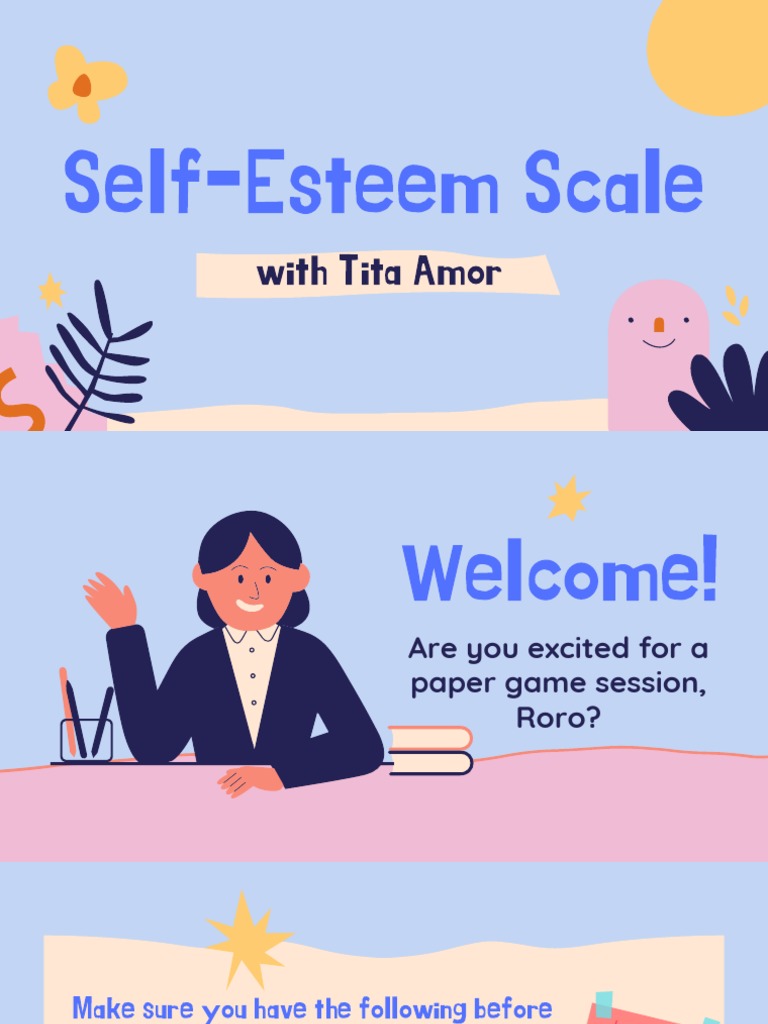 Self-Esteem Scale | PDF