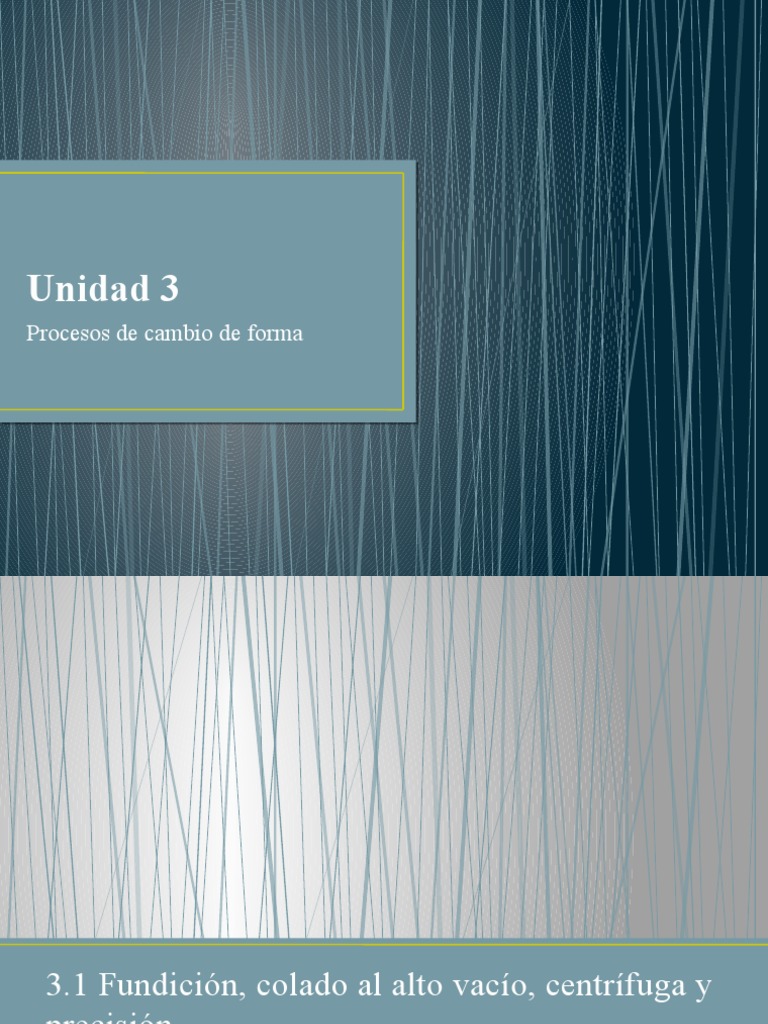 Procesos de Cambio de Forma | PDF | Fundición (metalurgia) | Hierro