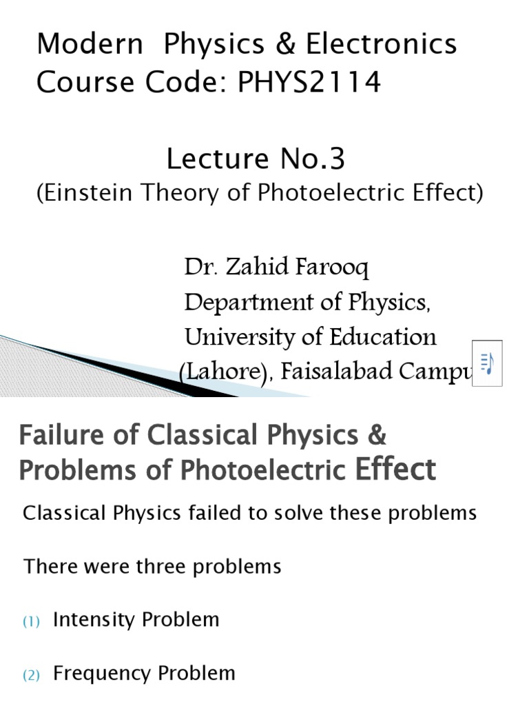 Einstein's Photoelectric Effect Explained | PDF | Photoelectric Effect ...