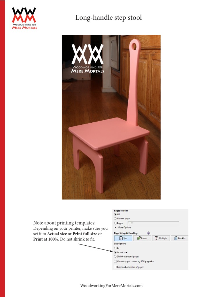 Build a Long-Handle Step Stool | PDF