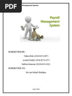 Payroll Management System Project Documentation PDF | PDF | Payroll ...