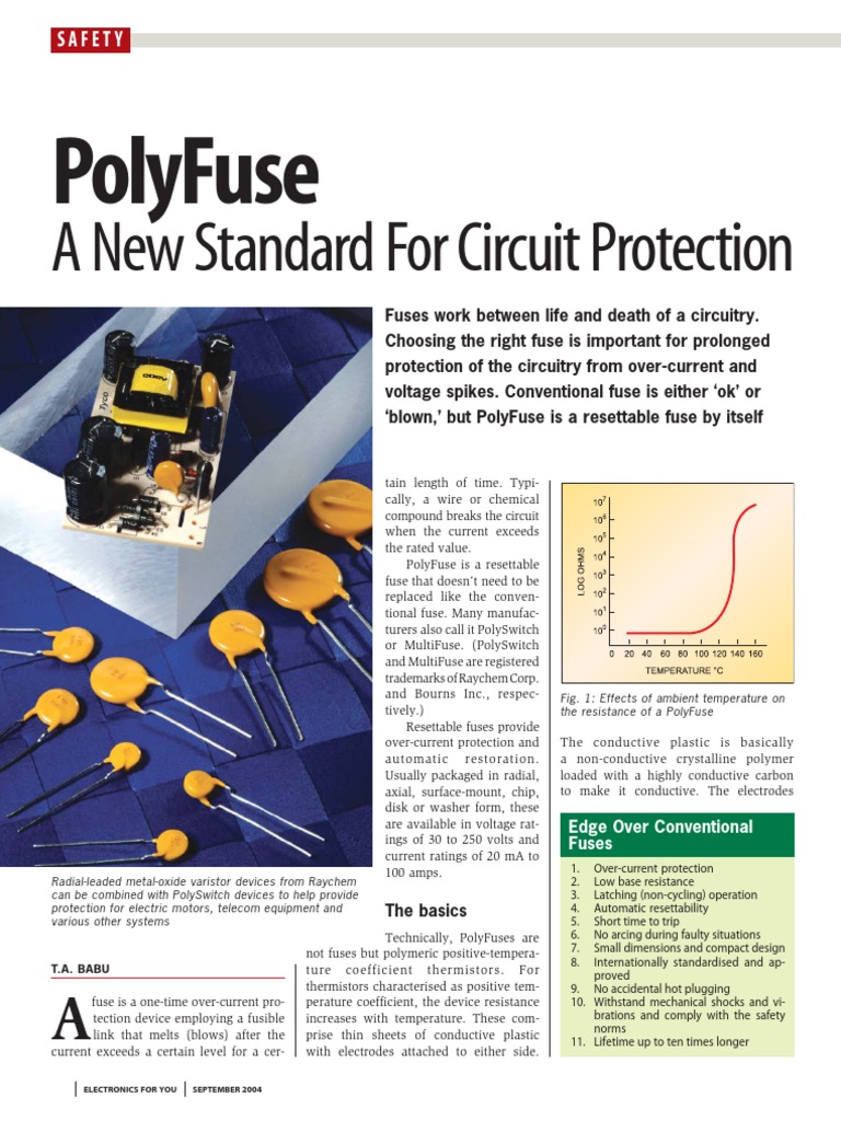 PolyFuse | Fuse (Electrical) | Electric Power