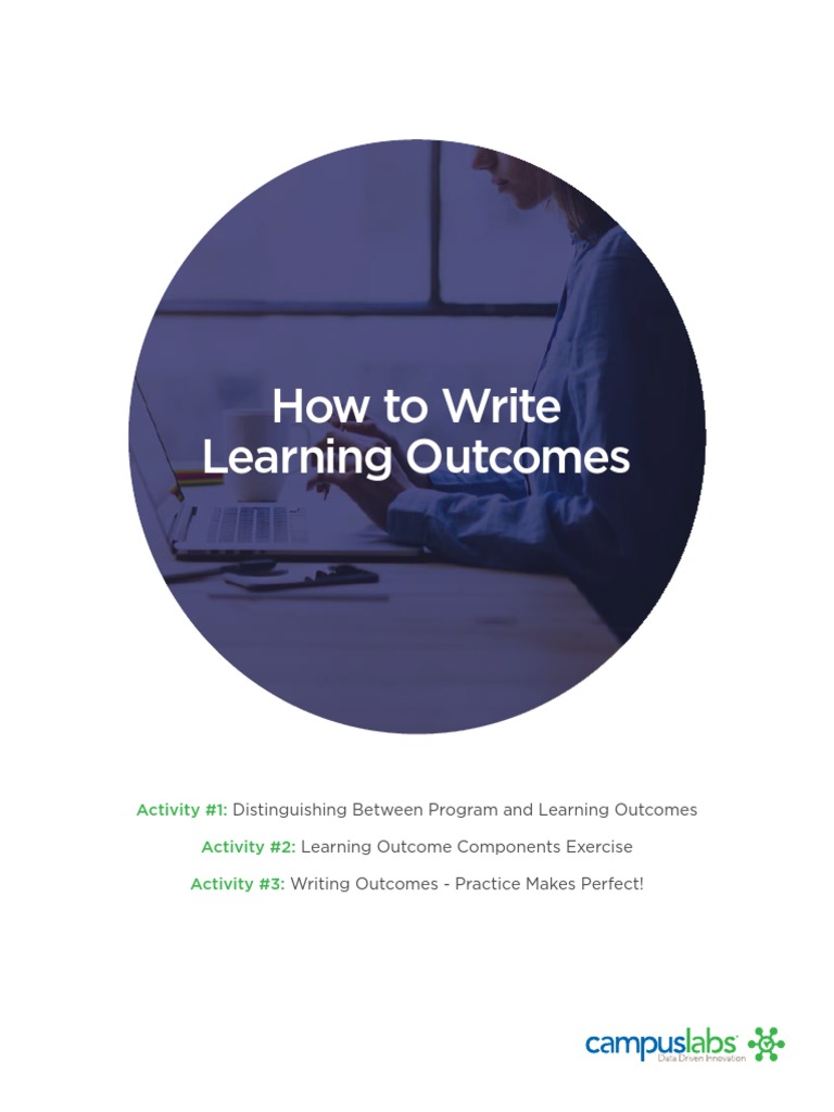 How To Write Learning Outcomes Worksheet | PDF | Learning | Cognition