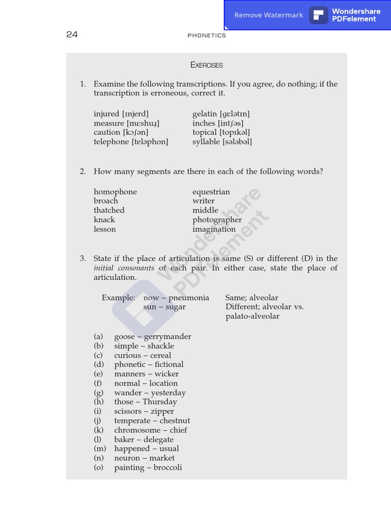 Phonetics Test - 1 | PDF | Human Voice | Linguistics