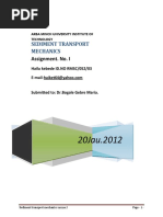 River Engineering and Sediment Transport Solved Probelem | PDF | Physical Sciences | Applied And ...