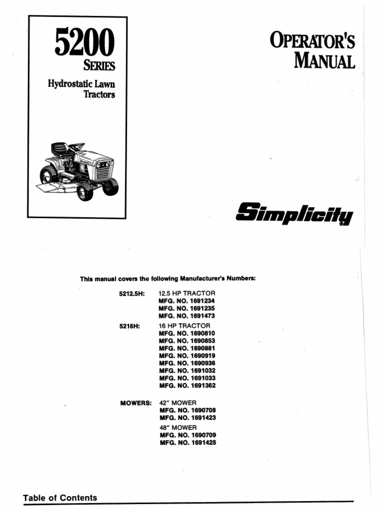 5200 - Series Simplicity | PDF