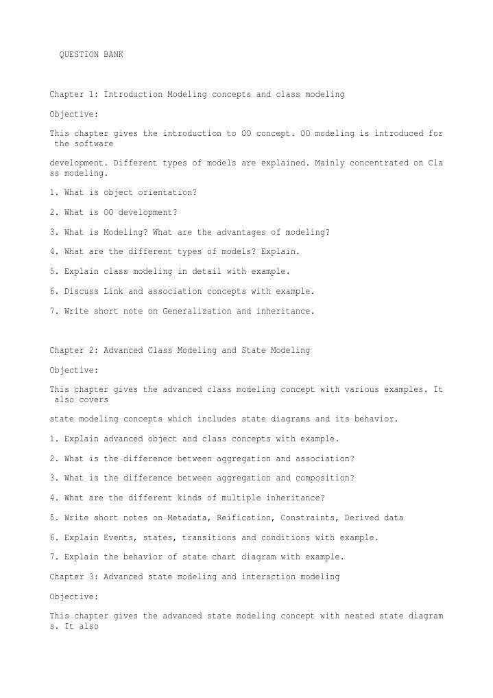 OOMD Questions | PDF | Class (Computer Programming) | Use Case OOMD Questions | PDF | Class (Computer Programming) | Use Case