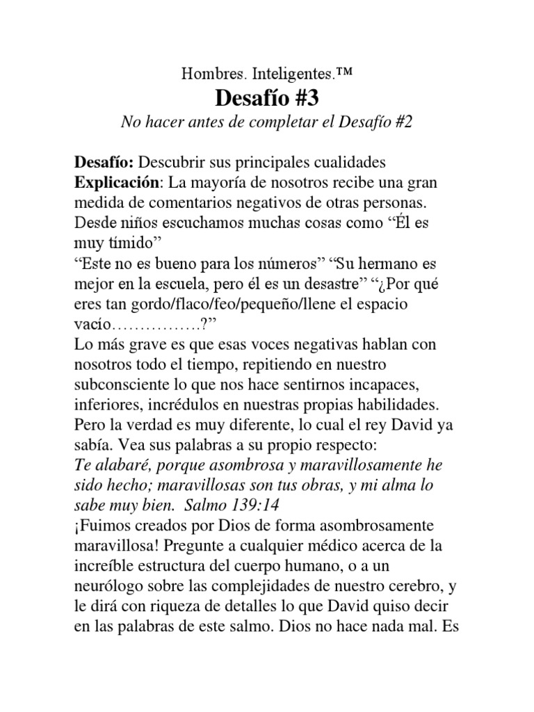 Desafio IntelliMen #3 | PDF