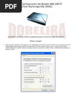 Activar Modo Router Modem CANTV | PDF | Protocolos de internet ...