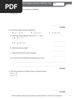 Y7 End of Year Assessment - Calculator | PDF | Mathematical Objects ...