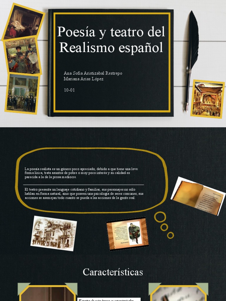 Poesía y Teatro Del Realismo Español | PDF