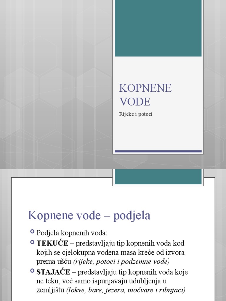 Kopnene Vode | PDF