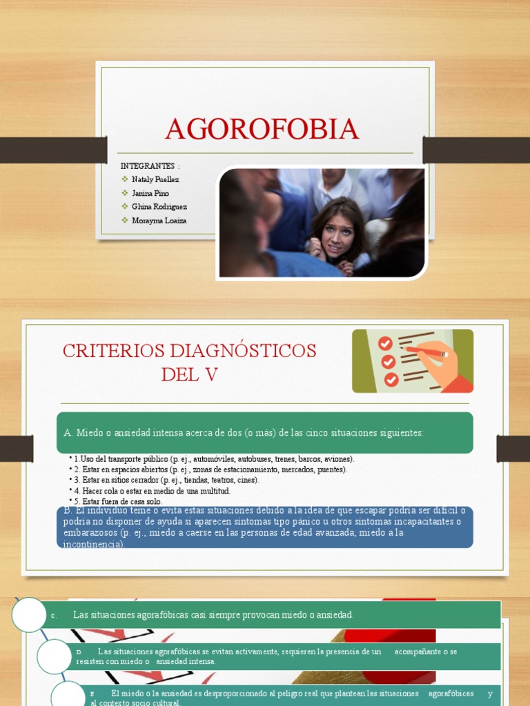 AGOROFOBIA | PDF | Ansiedad | Trastorno de ansiedad