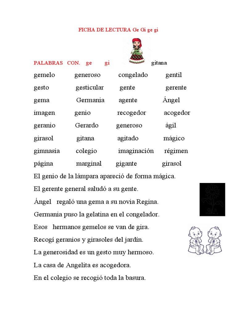 FICHA DE LECTURA Ge Gi Ge Gi | PDF
