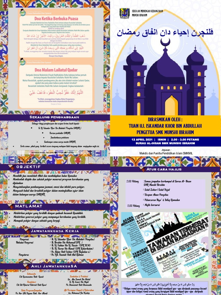 Buku Program Ihya Ramadan 2021 Terkini | PDF