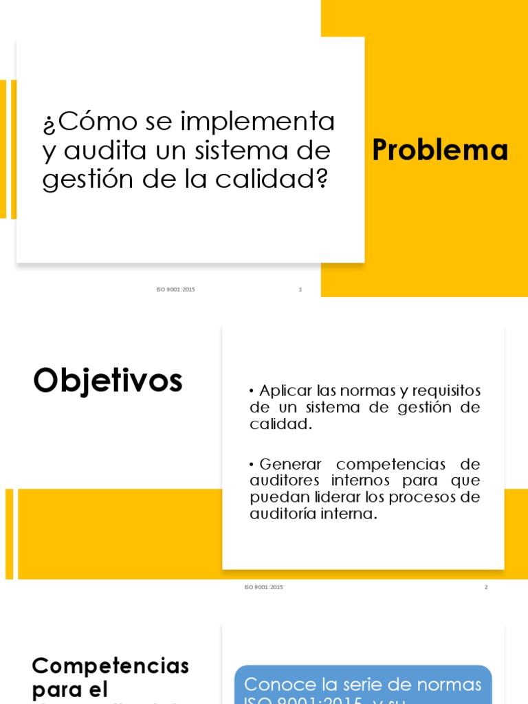 1 Clase Calidad ISO9001 | PDF | Gestión de la calidad | Calidad (comercial)