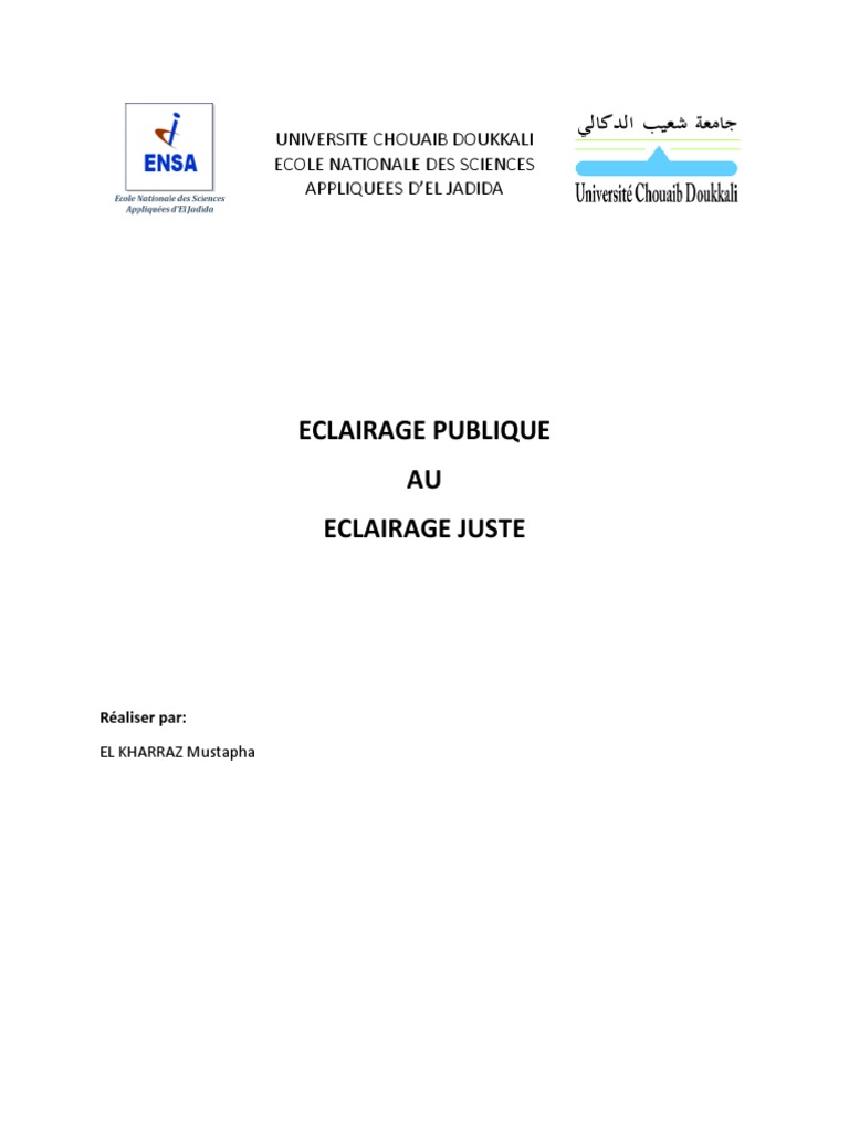 Eclairage Public | PDF | Diode électroluminescente | Lumière