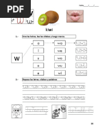 Aprendiendo a Leer 28 Wa, We, Wi, Wo, Wu | PDF