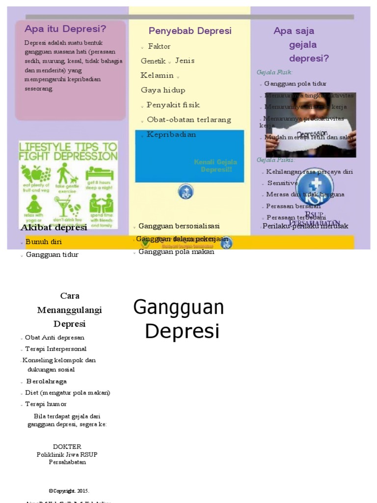 PDF Leaflet Depresi | PDF