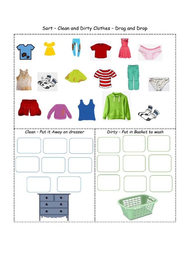 Lembaran Kerja Mencuci Pakaian | PDF