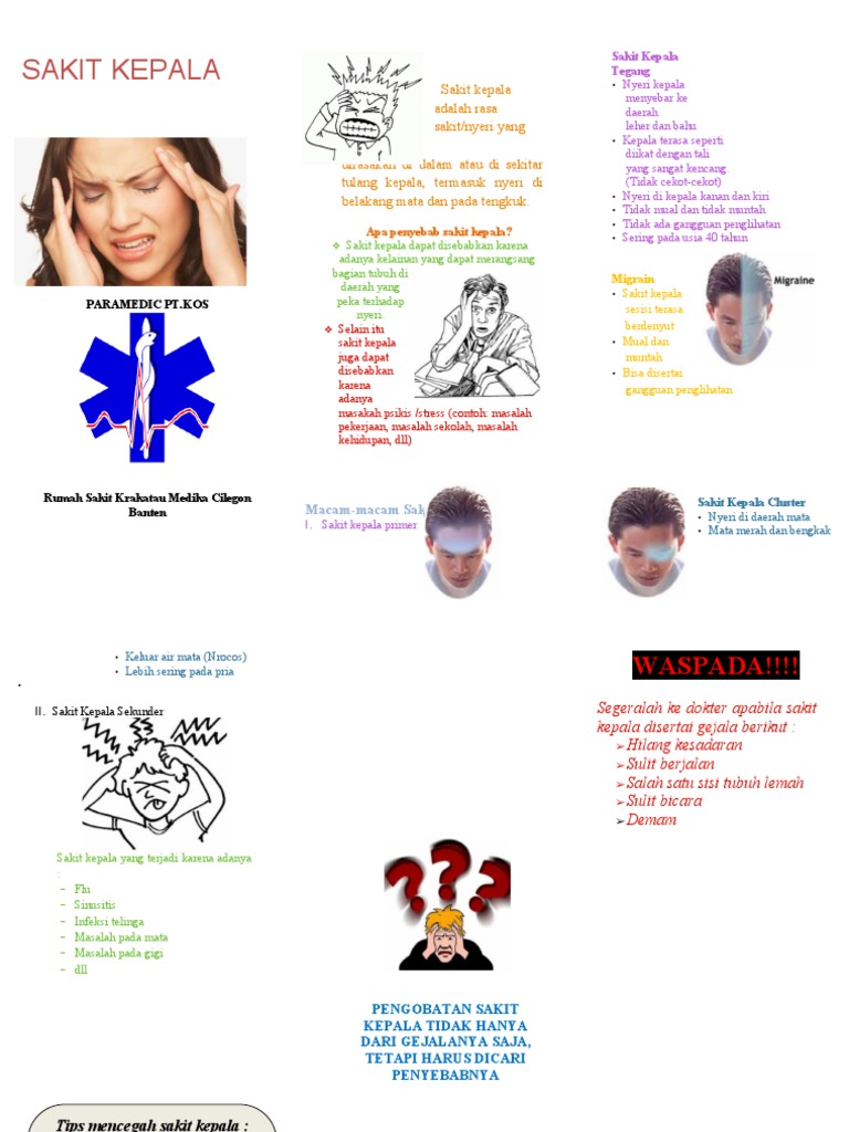 Leaflet Cephalgia | PDF