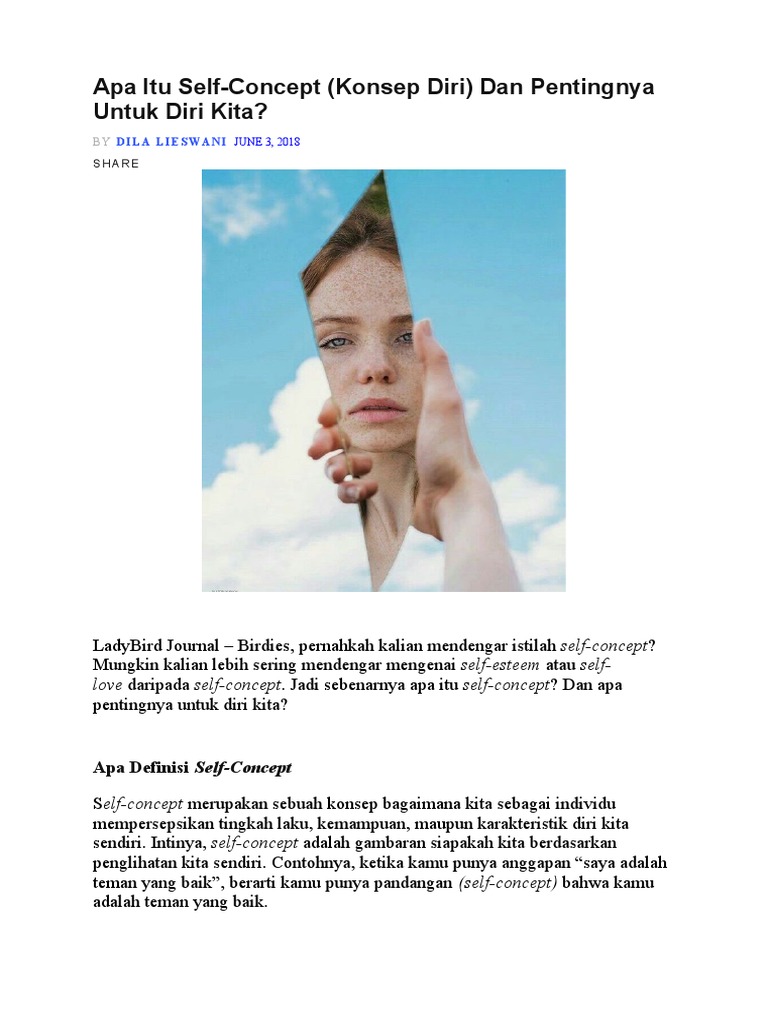 Apa Itu Self-Concept (Konsep Diri) Dan Pentingnya Untuk Diri Kita | PDF