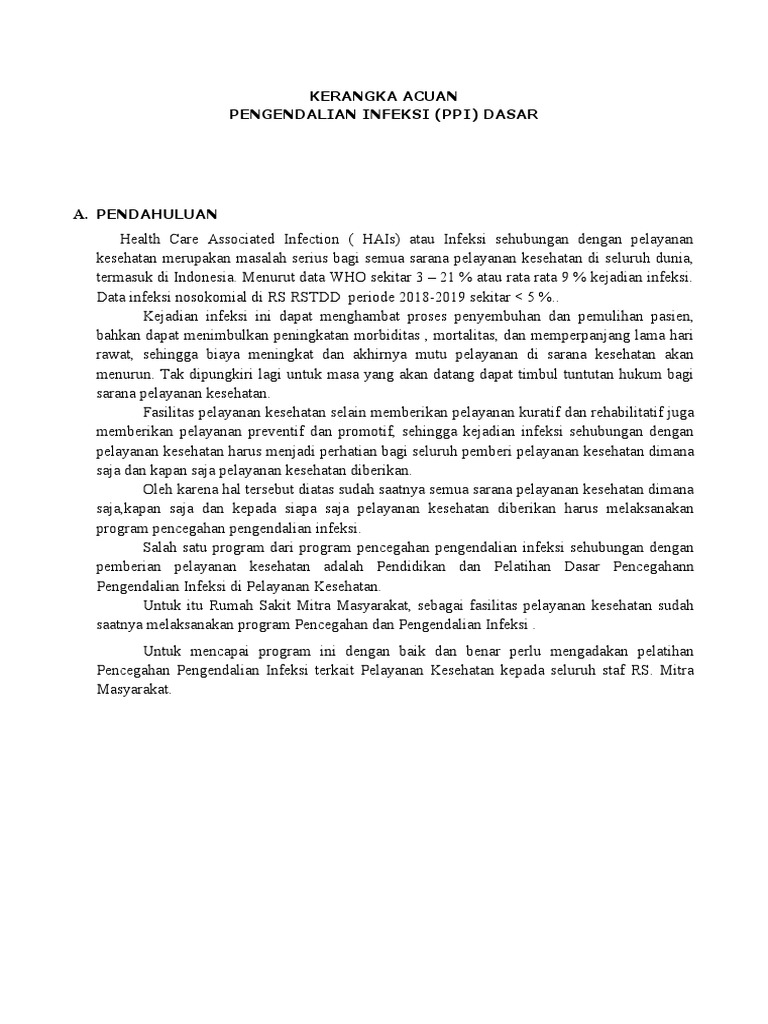 TOR Pelatihan PPI Dasar | PDF