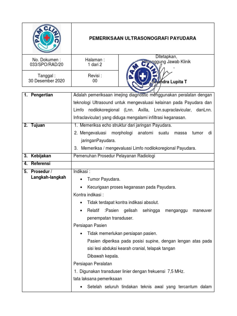 033-00-Spo Usg Mammae Payudara | PDF