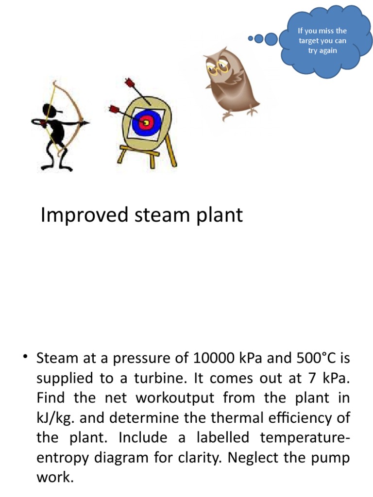 Improved Steam Plant Examples AUG 2020 | PDF | Steam Engine | Steam