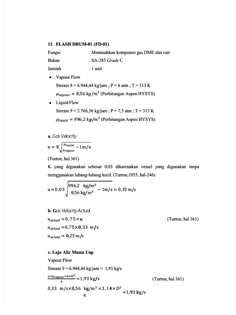 Spesifikasi Alat Flash Drum Revisi | PDF