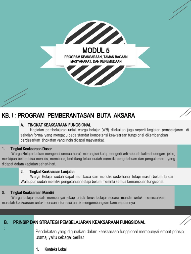 Modul 5 Dan 6 PBK | PDF
