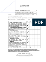 VALIDATION SHEET Interview Questions Validation Sheet | PDF | Business