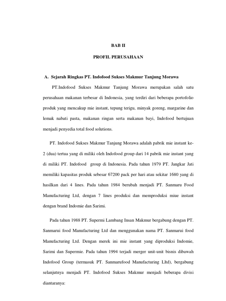 PT Indofood | PDF
