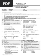 Soal Latihan Bahasa Inggris Direction and Location Kelas 7 | PDF