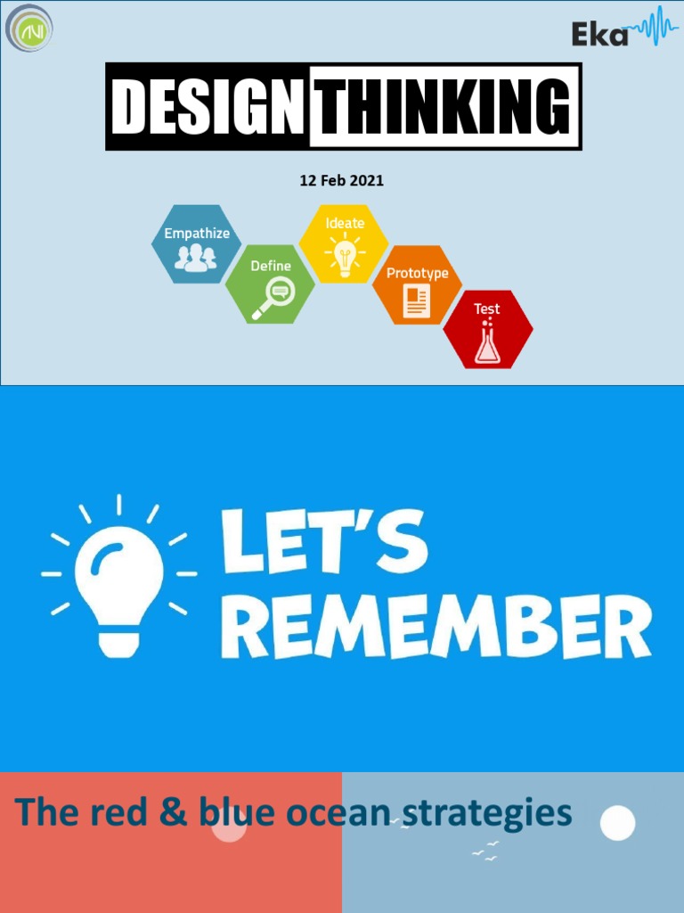 Design Thinking - Session 1 - Over View | PDF | Design Thinking ...