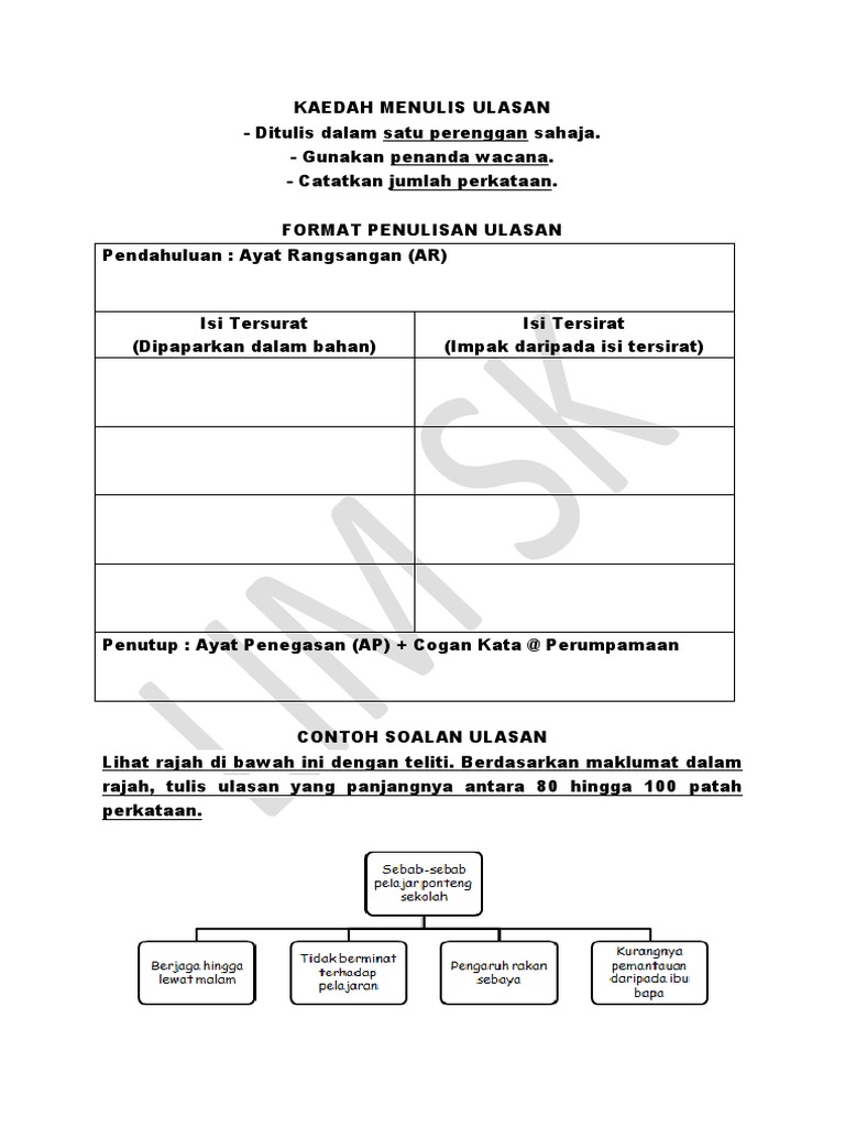 Cara Menulis Ulasan Pdf