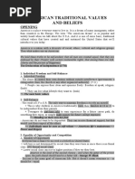 Core American Values by Robin Williams | PDF | Sociology | Culture Of ...