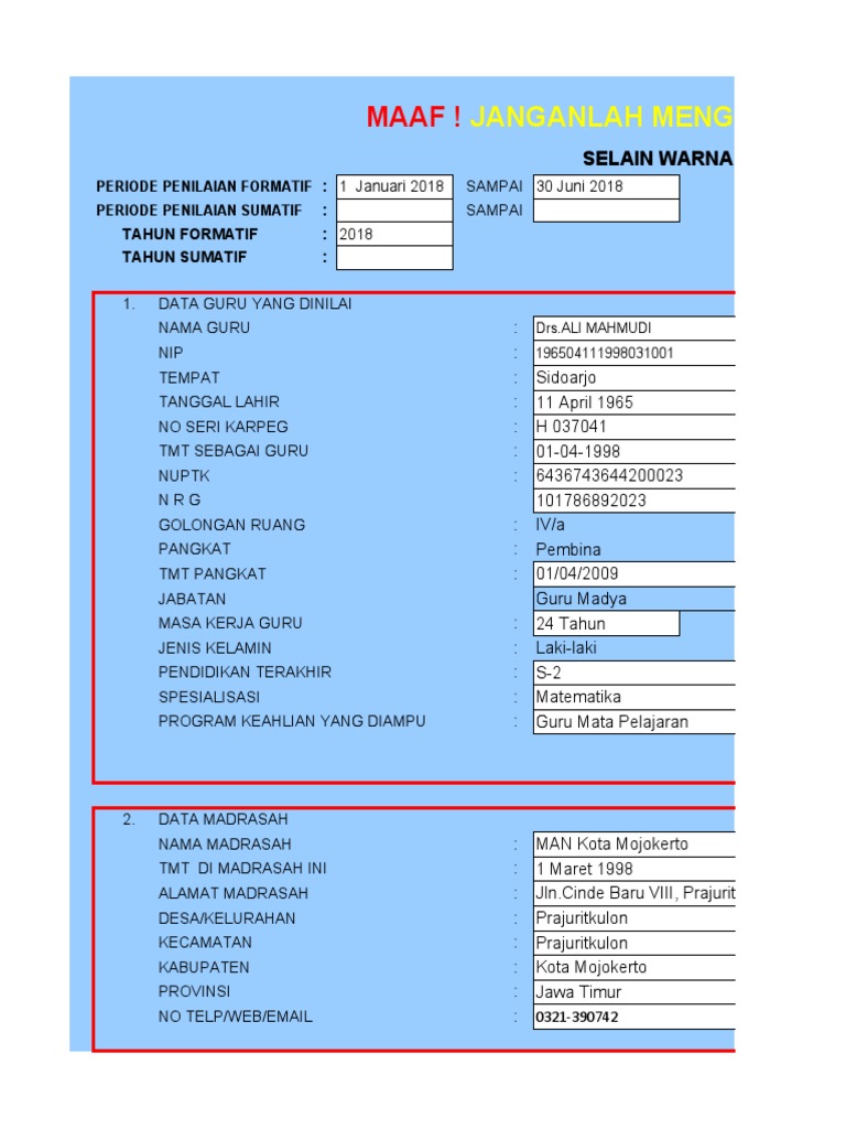 NIP.196504111998031001 - Drs - ALI MAHMUDI | PDF