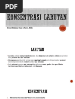 Soal Dan Jawaban Konsentrasi Larutan | PDF