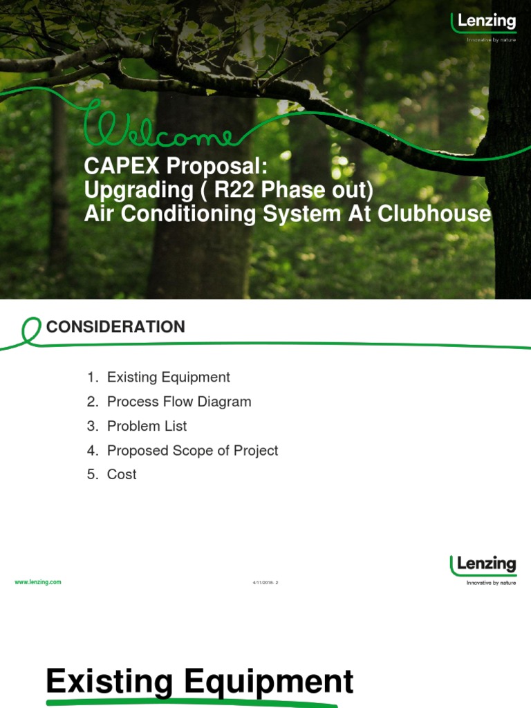 CAPEX - Phase Out R 22 (Upgrading Air Conditioning System) Club House ...