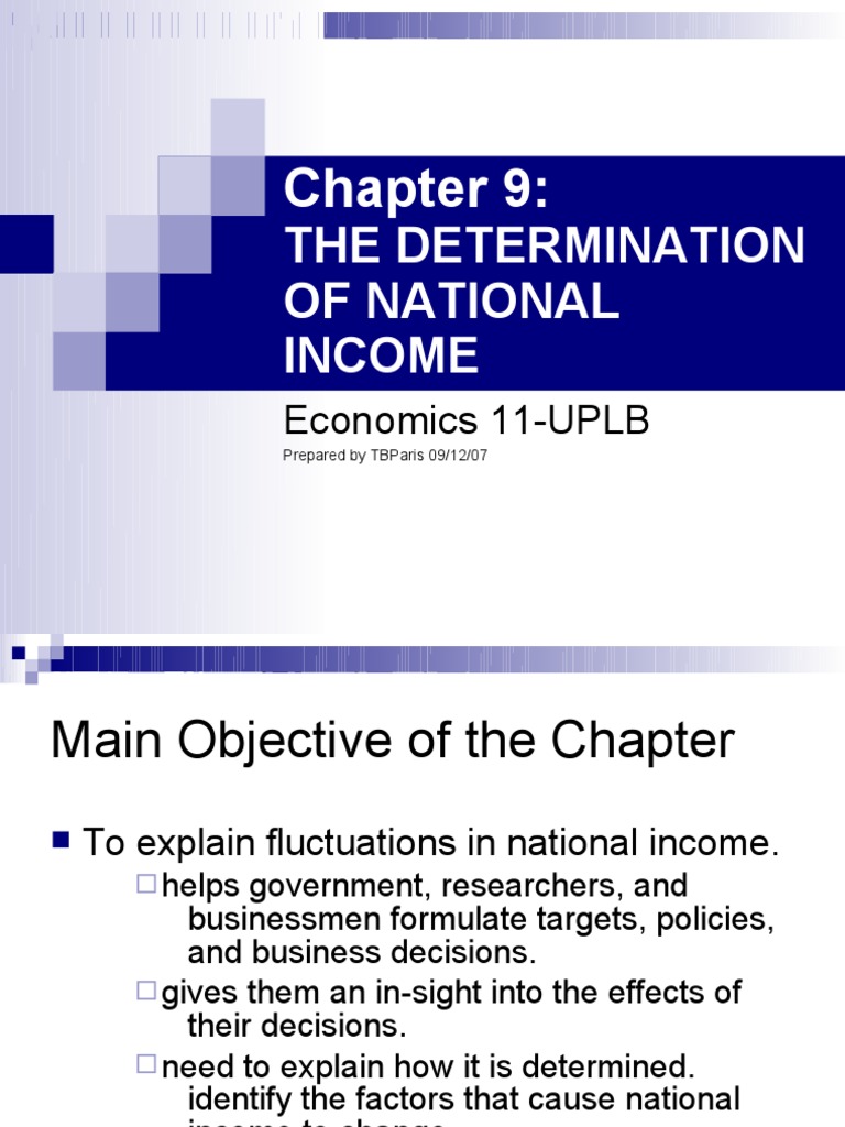 Ch09 - National Income Determination | PDF | Measures Of National ...