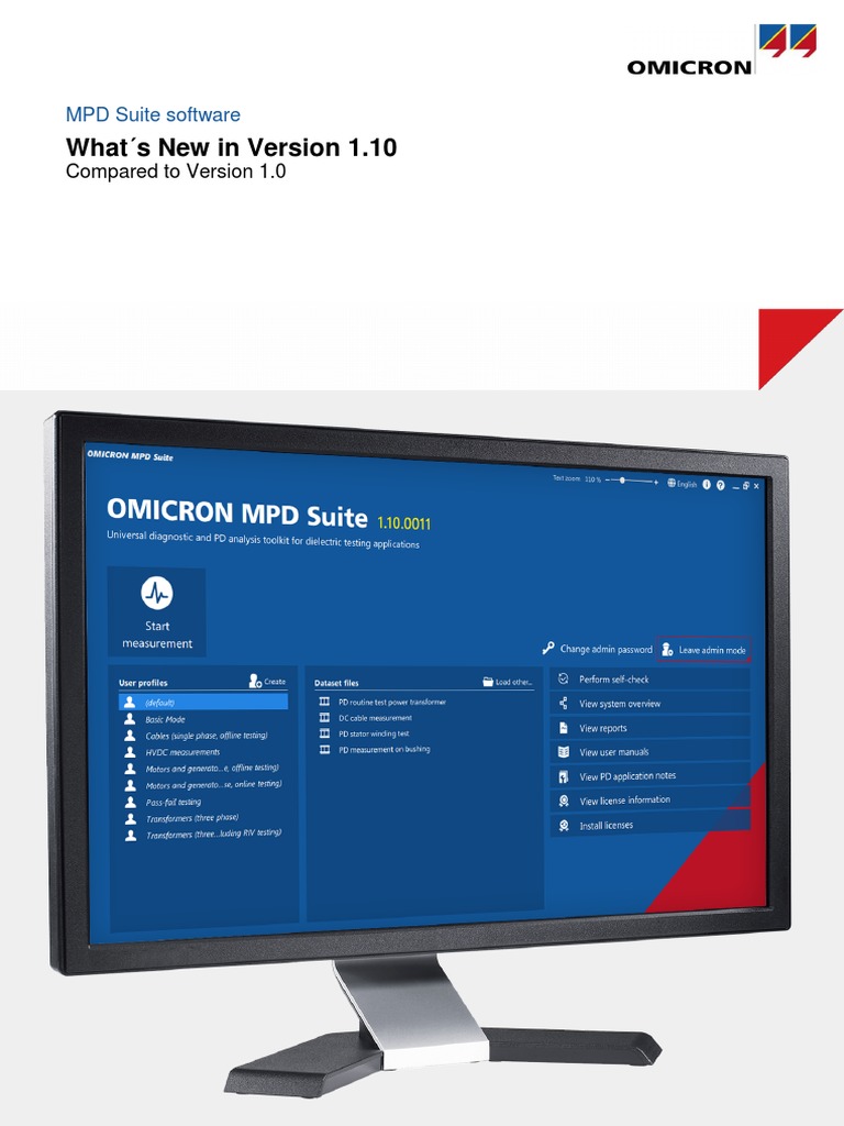 MPD Suite SW Whats New V1 - 10 ENU | PDF | Usability | High Voltage ...