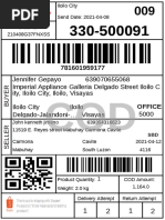 Sample JNT Waybill | PDF