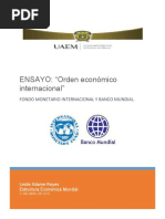 Organismos BM, FMI Ventajas y Desventajas | PDF