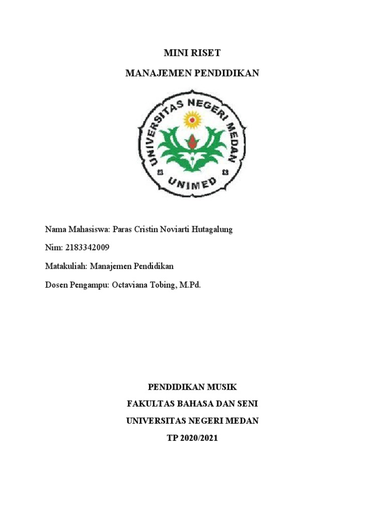 MINI RISET Manajemen Berbasis Sekolah | PDF